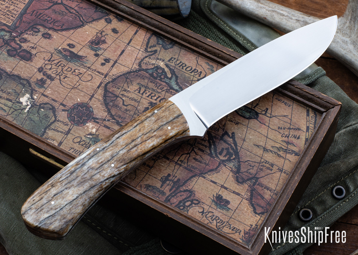 Arno Bernard Knives: Giant Series Buffalo - Giraffe Bone - AB23IJ001