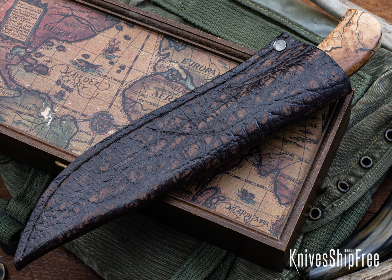 Arno Bernard Knives: Giant Series Giraffe - Spalted Maple - AB23IJ011