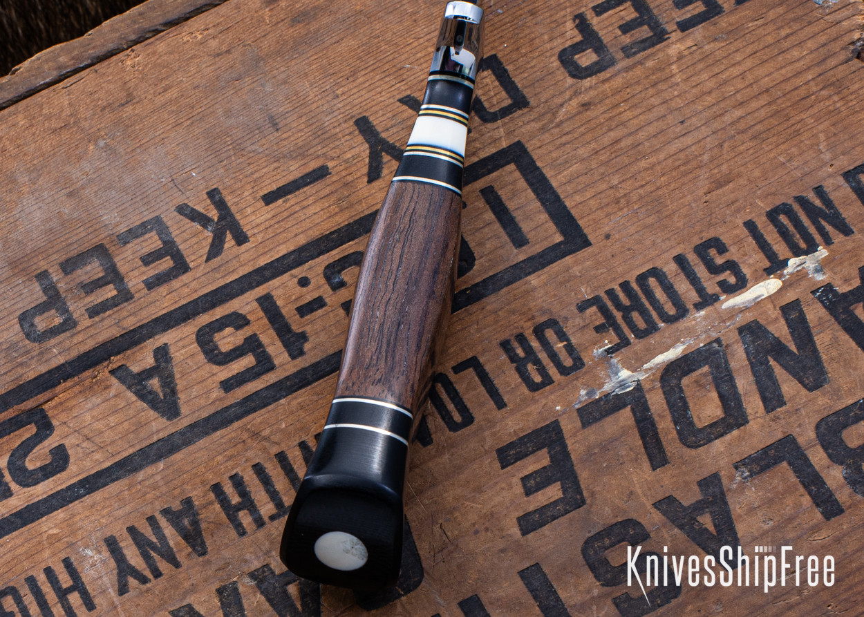 Alan Warren Custom Knives: #2612 Trailing Point Bird & Trout - Curly ...