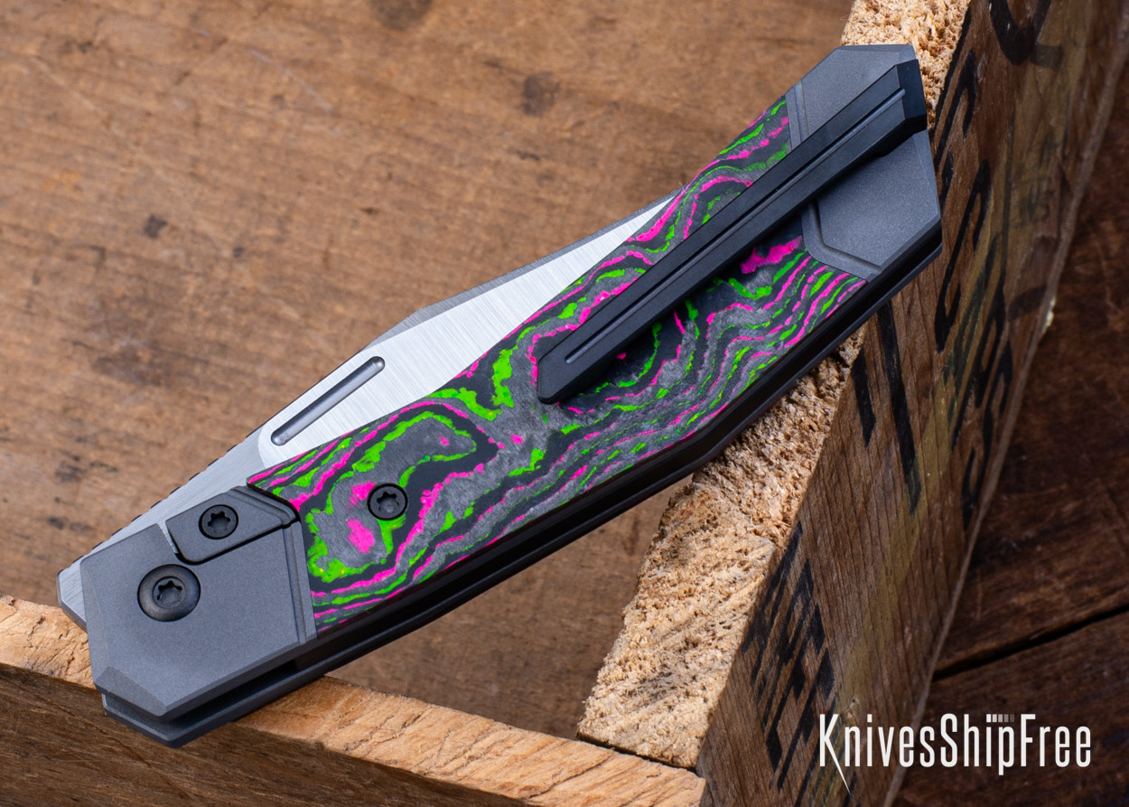 Jack Wolf Knives: Bionic Jack - Camo Carbon Watermelon Sugar - Integral ...