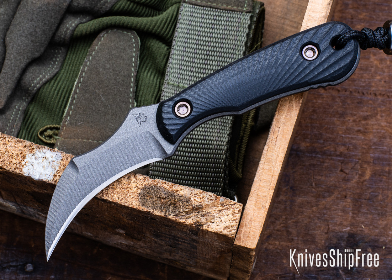 RMJ Tactical: Gym Rat - Black G-10 - Nitro-V - Tungsten Cerakote