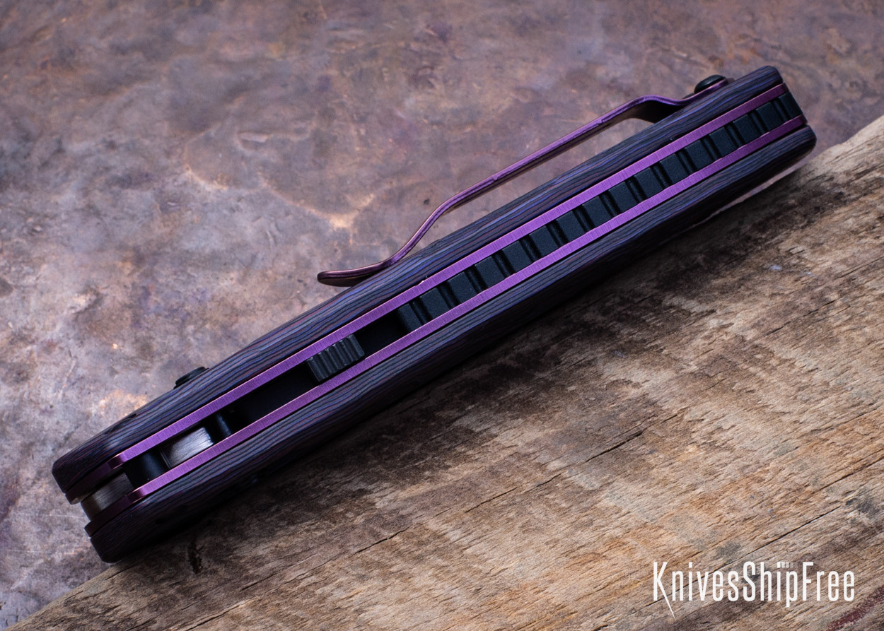 Benchmade Knives: 585BK-251 Mini Barrage - Gold Class - Purple Haze ...