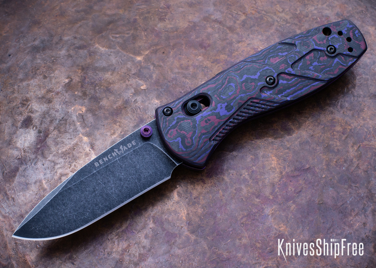 Benchmade Knives: 585BK-251 Mini Barrage - Gold Class - Purple Haze ...