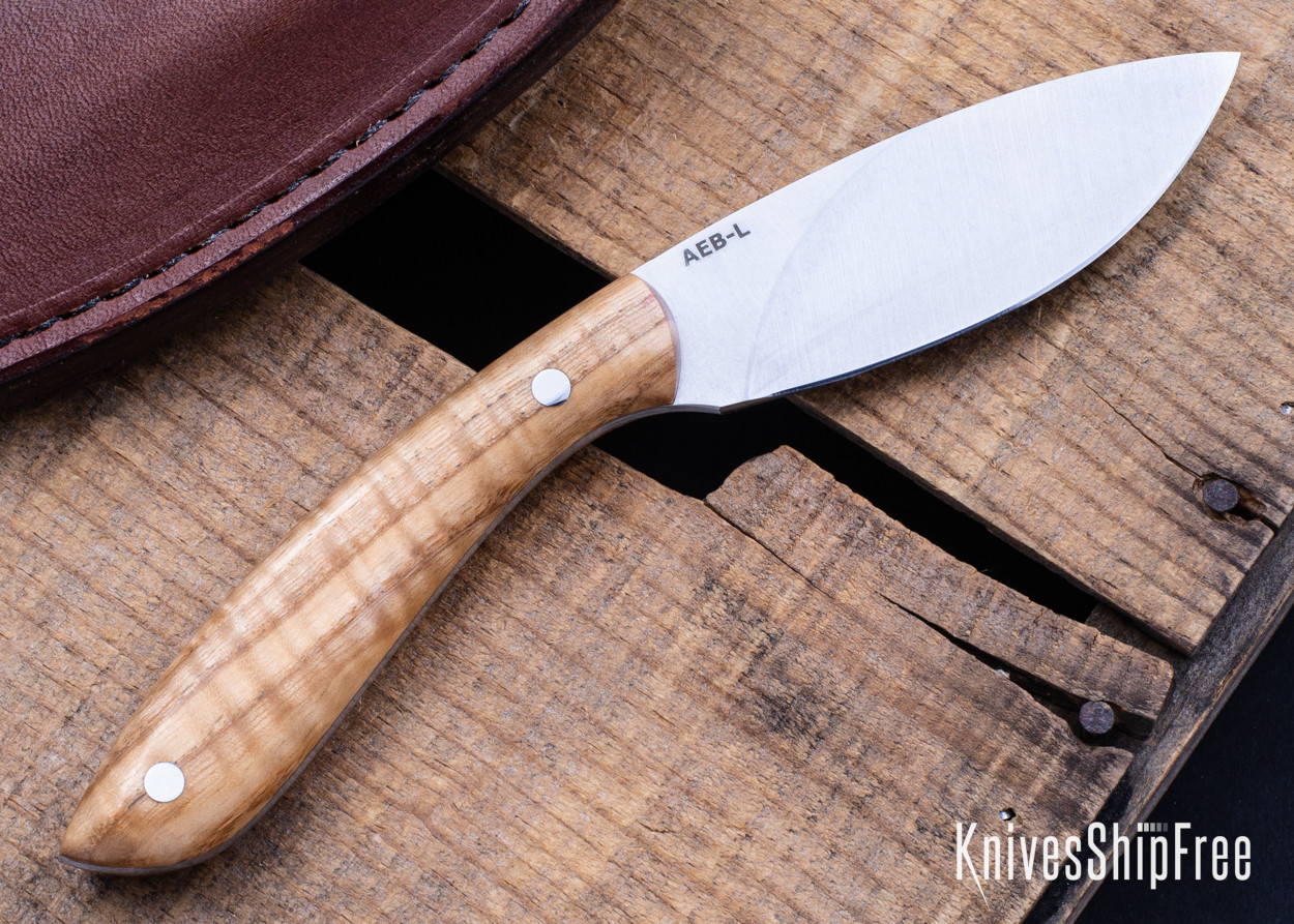 J. Hoffman Knives: #2546 Oney - Curly Ash - AEB-L