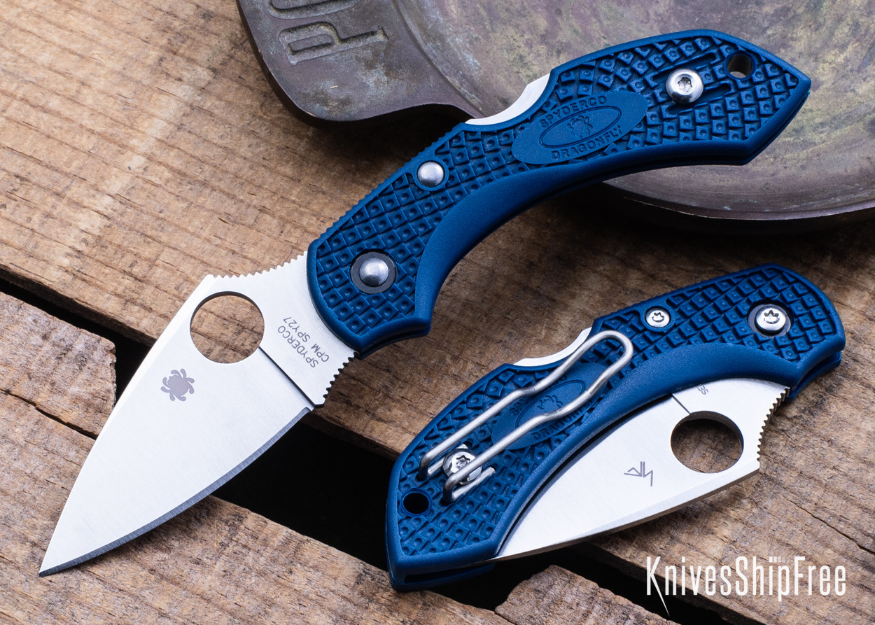 Spyderco: Dragonfly 2 - Cobalt Blue FRN - CPM-SPY27