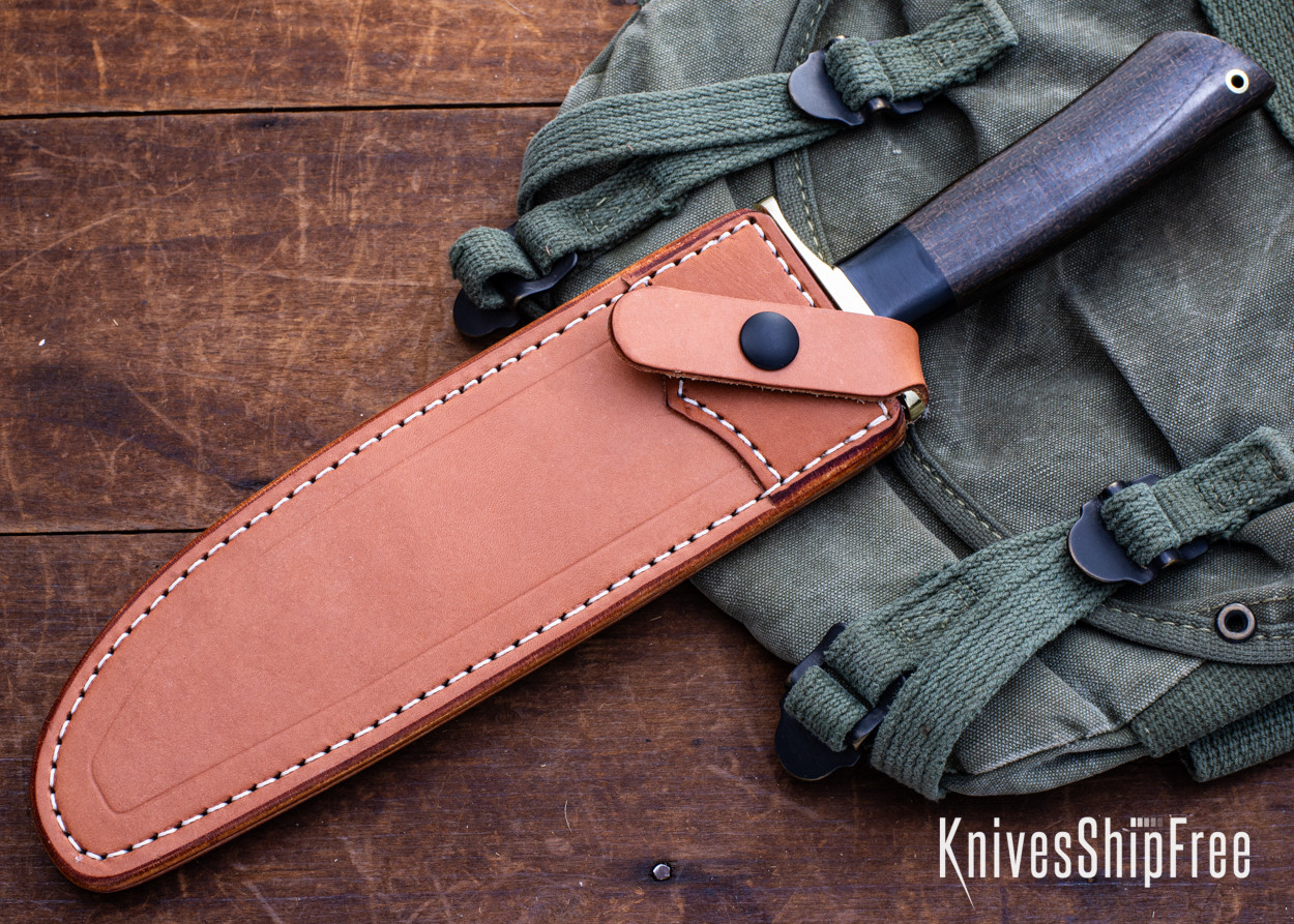 Bark River Knives: Mike Stewart Bowie - A2 - Ivory Micarta G-10