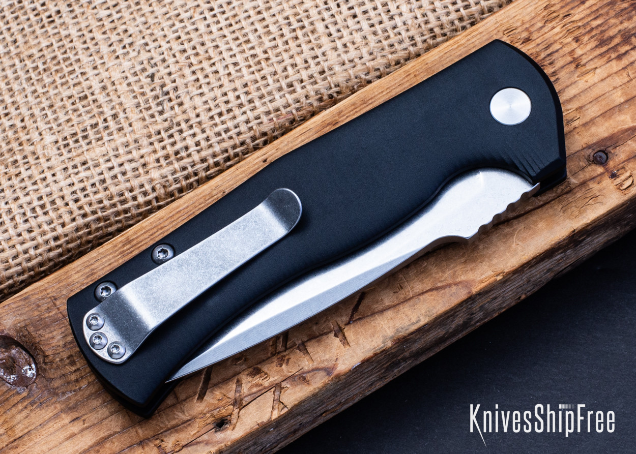 Defiant 7: Eagle Auto - Black Anodized Aluminum - CPM-S45VN