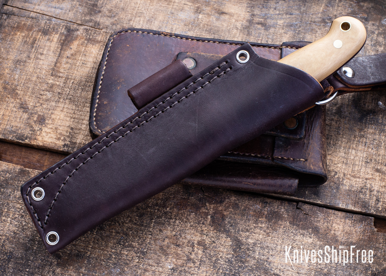 L.T. Wright Knives: GNS - Natural Micarta - Matte - O1 Tool Steel ...
