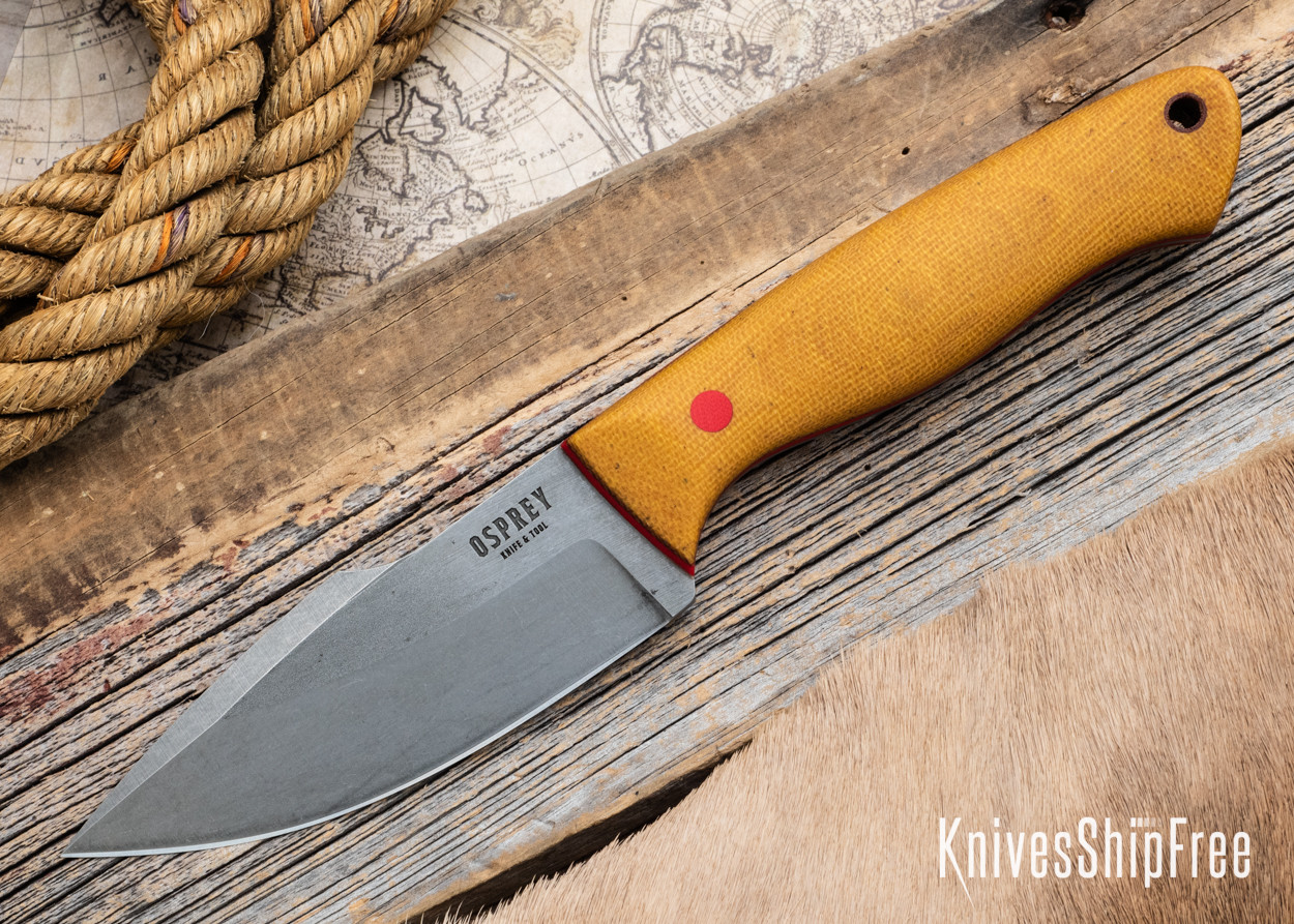 Osprey Knife & Tool: Harpoon Tipped Vildmark - Vintage Canvas Micarta ...