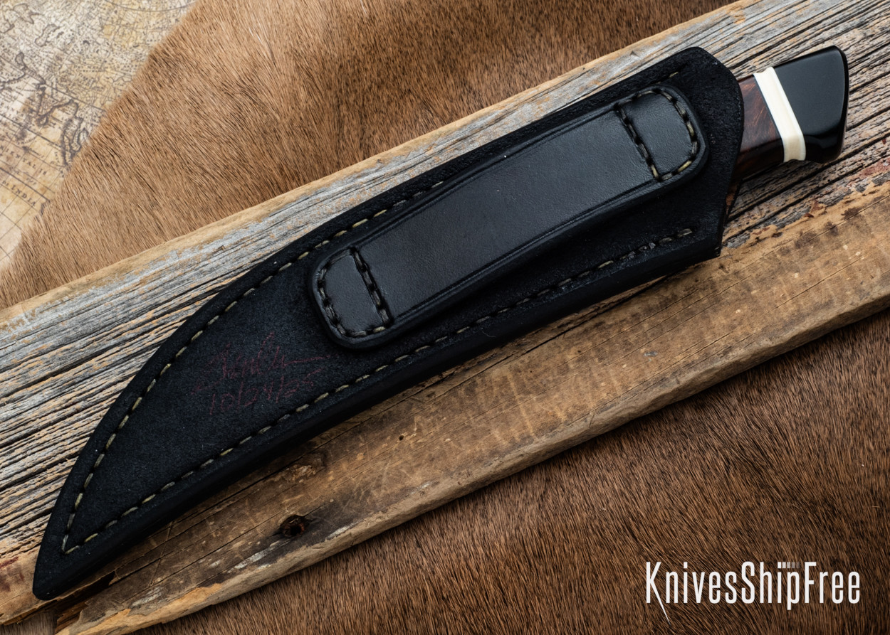 Alan Warren Custom Knives: #2558 Warren Claw - Ironwood - Musk Ox ...