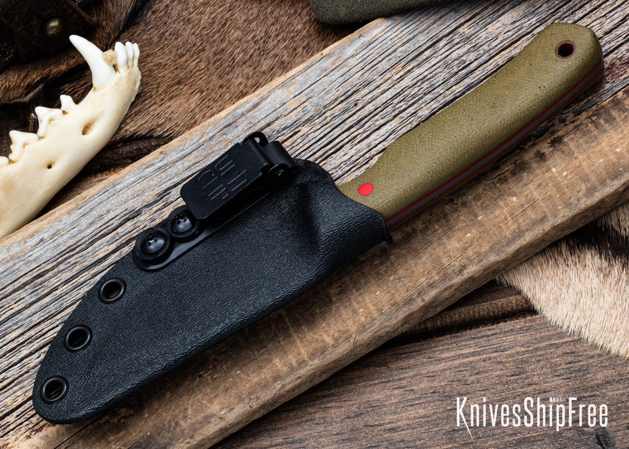 Osprey Knife & Tool: Warthog - Black G10 - Cherry Red G10 Liners & Pin ...
