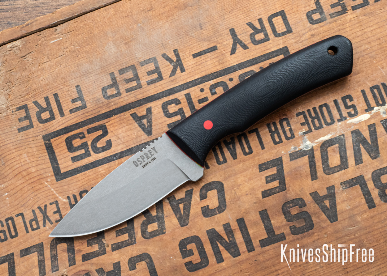 Osprey Knife & Tool: Warthog - Black G10 - Cherry Red G10 Liners & Pin ...