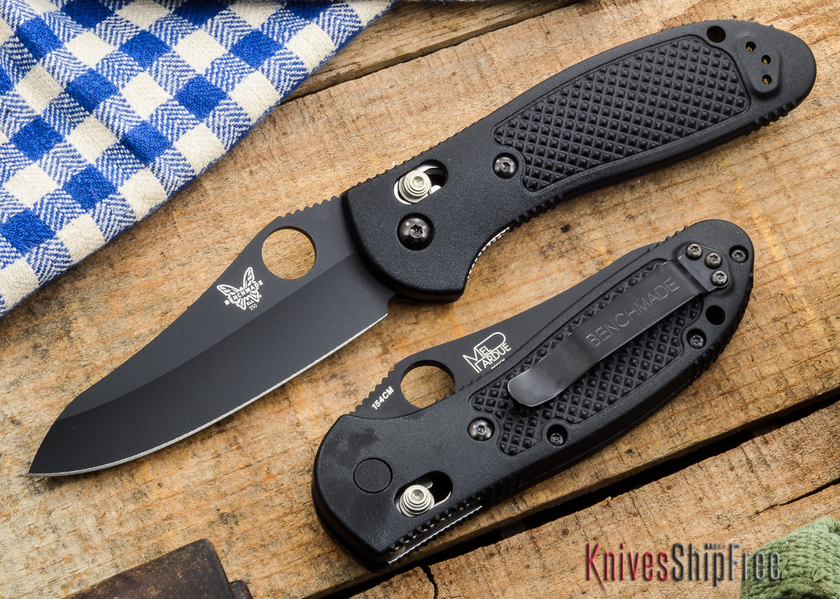 Buy Benchmade Knives: 550BKHG Griptilian - Black Blade - Ships Free