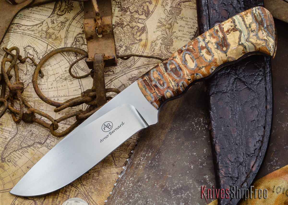 Buy Arno Bernard Knives: Giant Series - Hippo - Mammoth Molar Handle ...