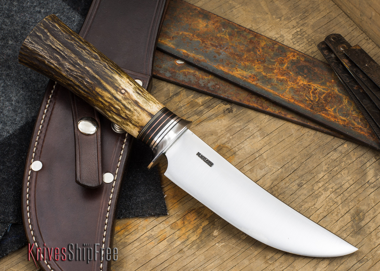 Mike Malosh Customs: 6" Large Hunter - Stag Handle - MM24FA04