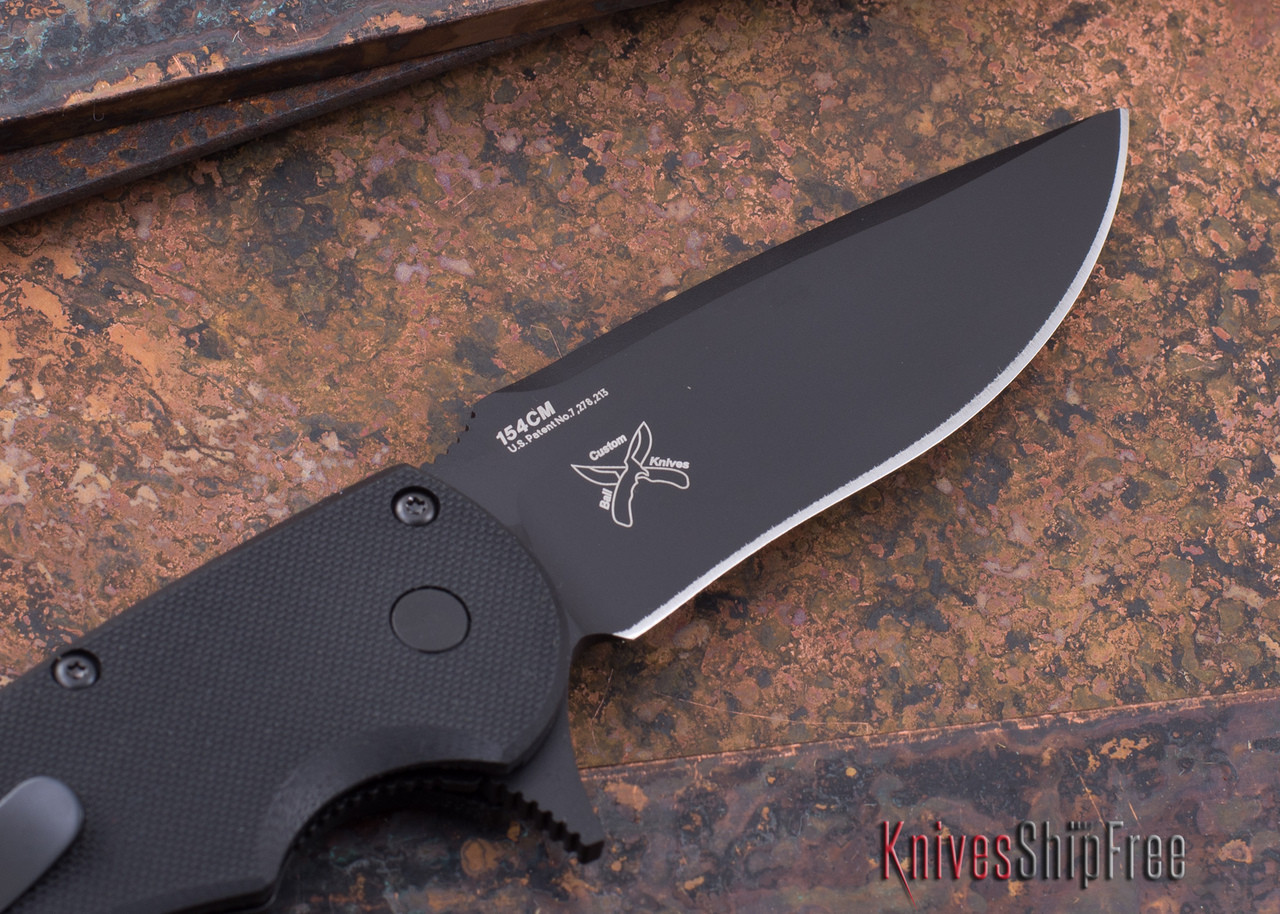 Benchmade Knives: 320BK Precinct Flipper - Black Blade