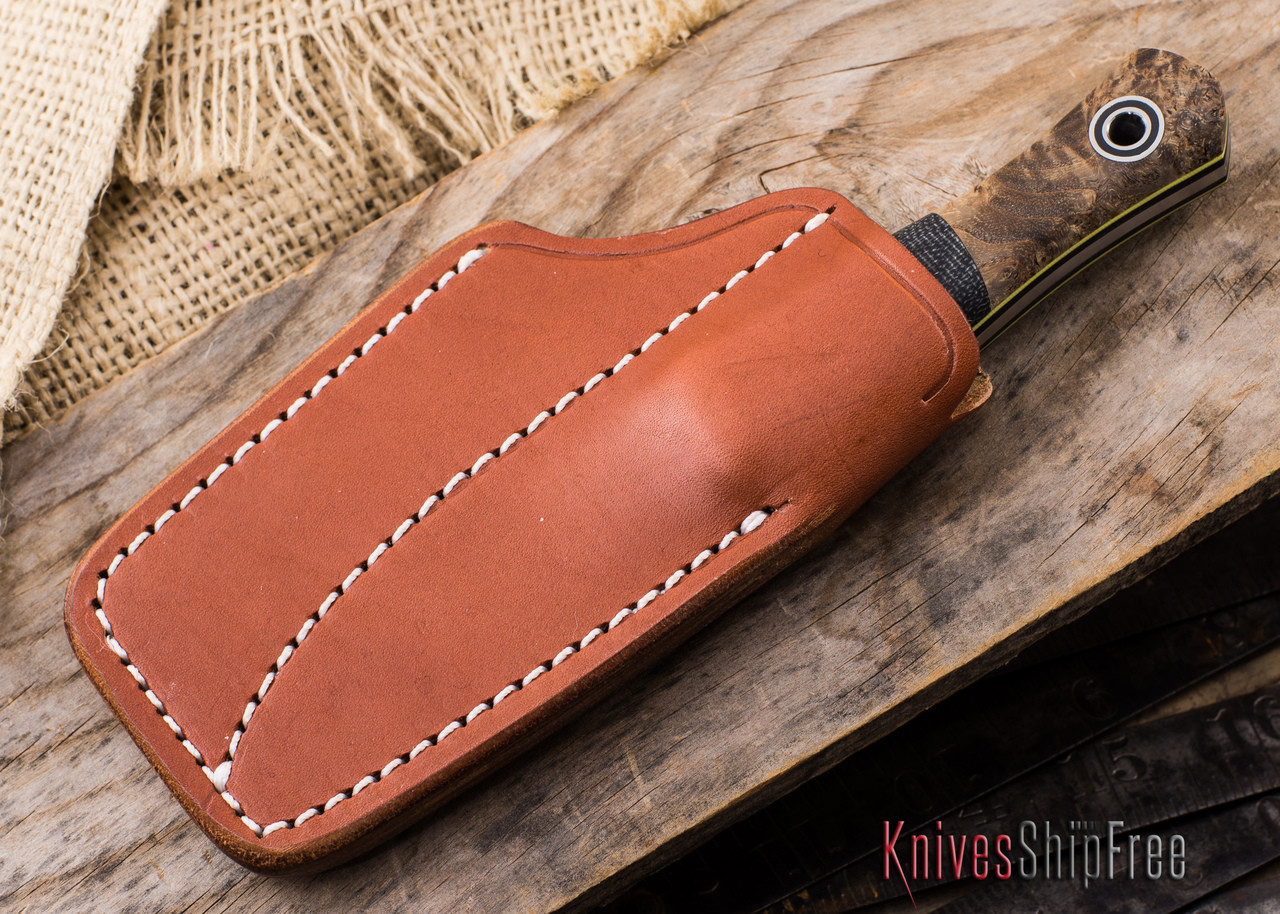 Buy Fiddleback Forge: Esquire - Curly Maple - Black Bolster