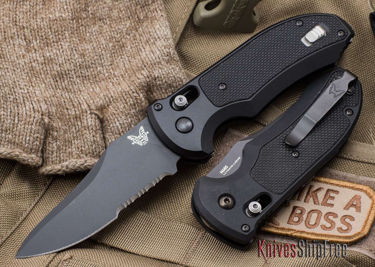 Buy Benchmade Knives: 9170SBK Triage Rescue - Auto AXIS - Serrated ...