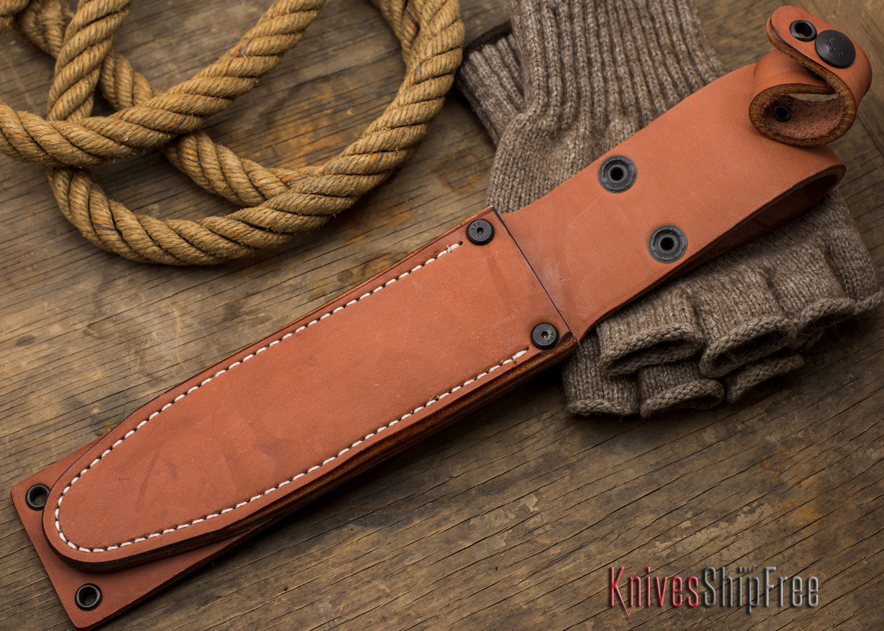 Vehement Knives: 101'er - Stacked Leather - #33