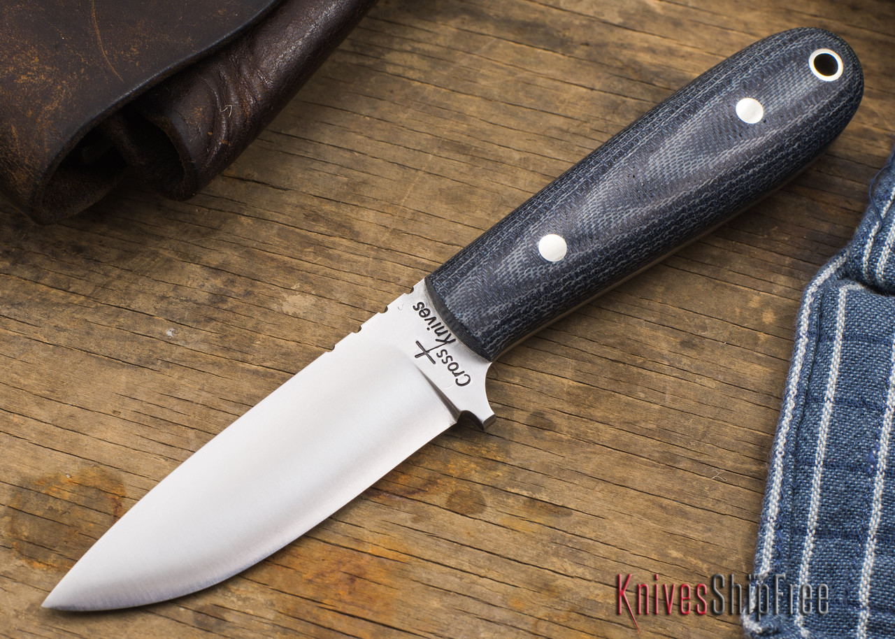 Cross Knives: EDC Knife - Denim Micarta