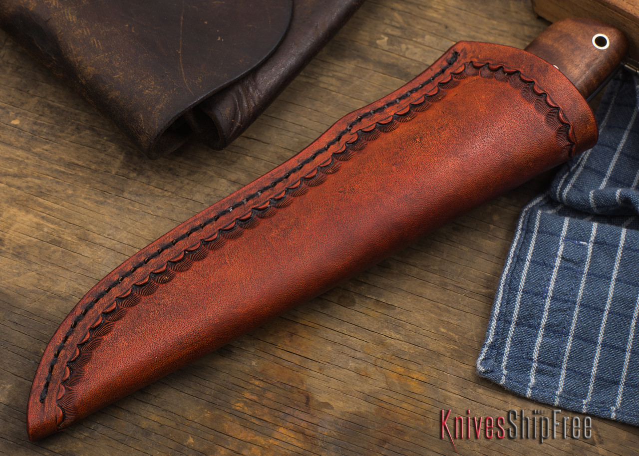 Cross Knives: All Around Hunter Knife - Curly Maple - Black Liners