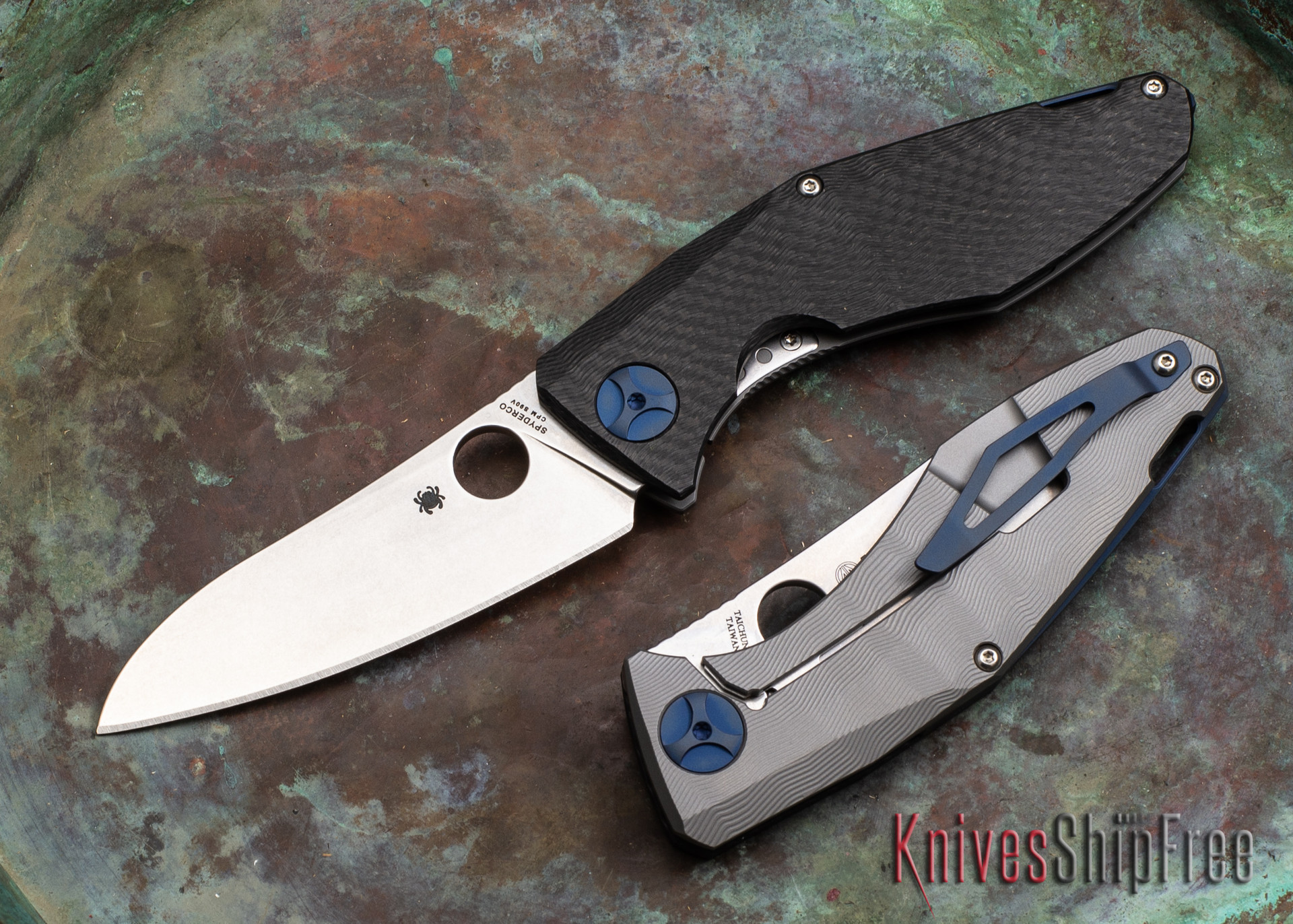 Spyderco: Drunken - Sinkevich Titanium Framelock - Carbon Fiber ...