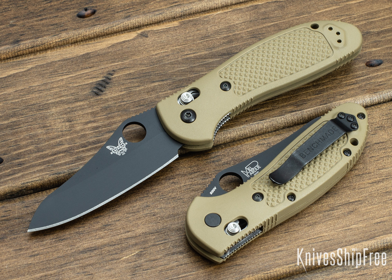 Benchmade Knives: 550BKSN-S30V Griptilian - Black Blade - Sheepsfoot ...