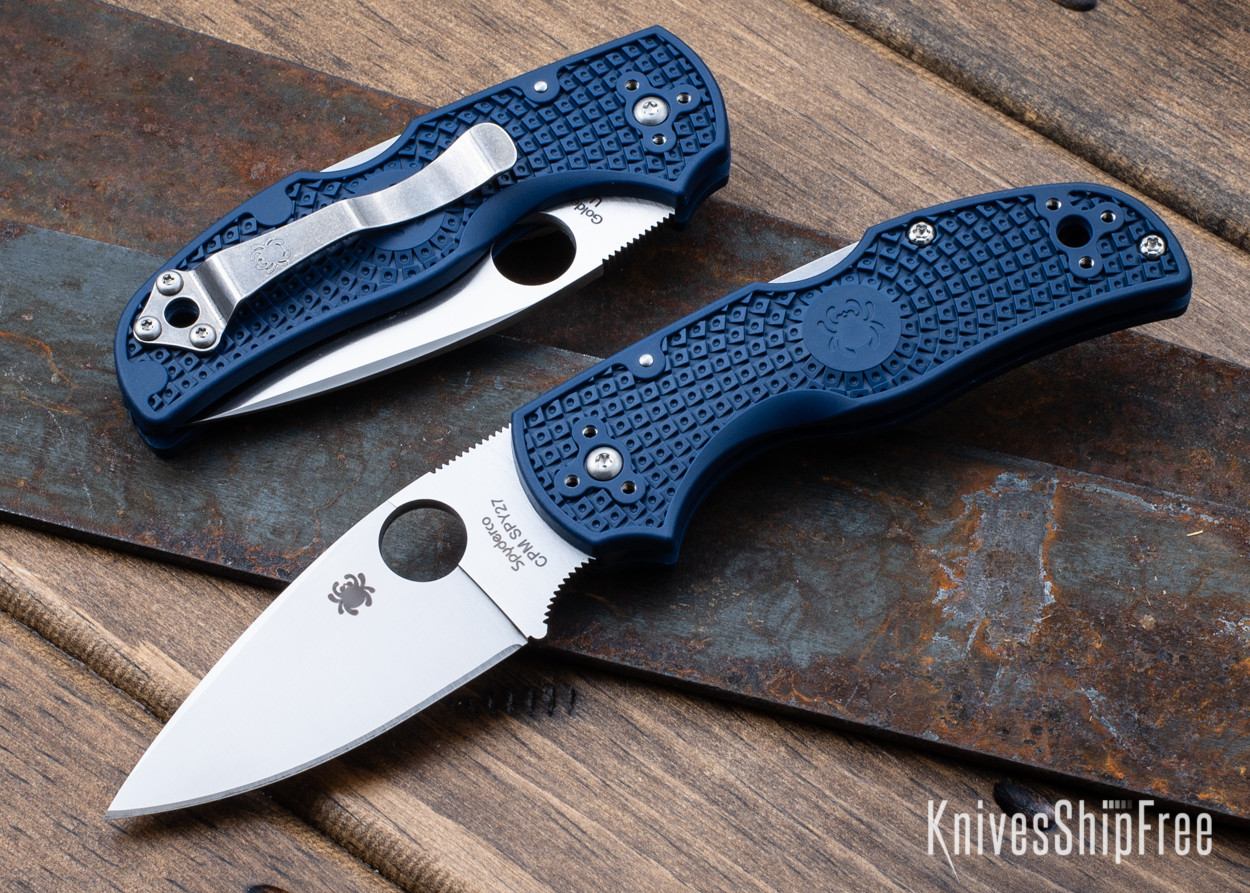 Spyderco: Native 5 Lightweight - Cobalt Blue FRN - Lockback - CPM-SPY27 ...