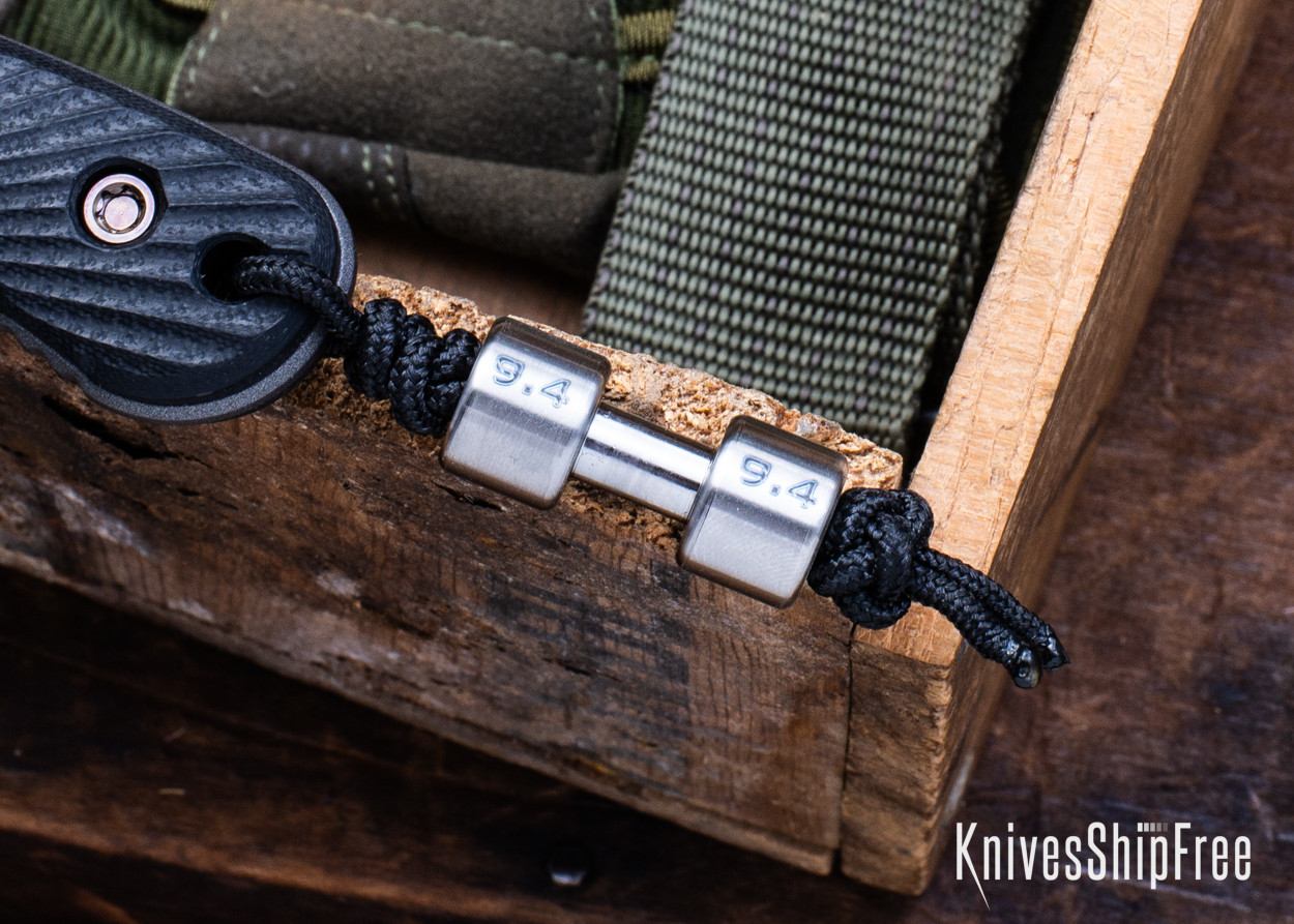 RMJ Tactical: Gym Rat - Black G-10 - Nitro-V - Tungsten Cerakote