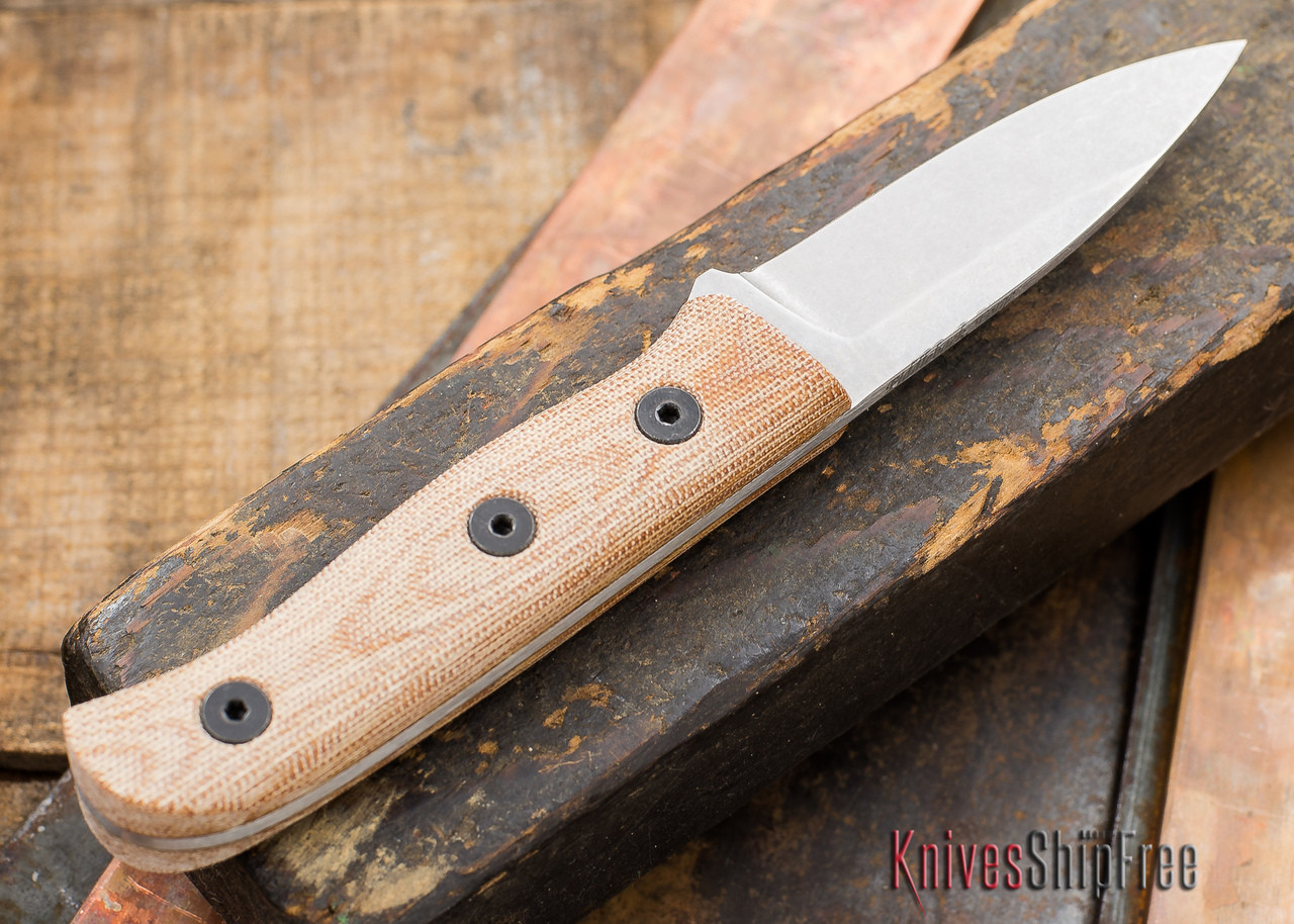 Fiddleback Forge: Production Hiking Buddy - Black Canvas Micarta - S35VN