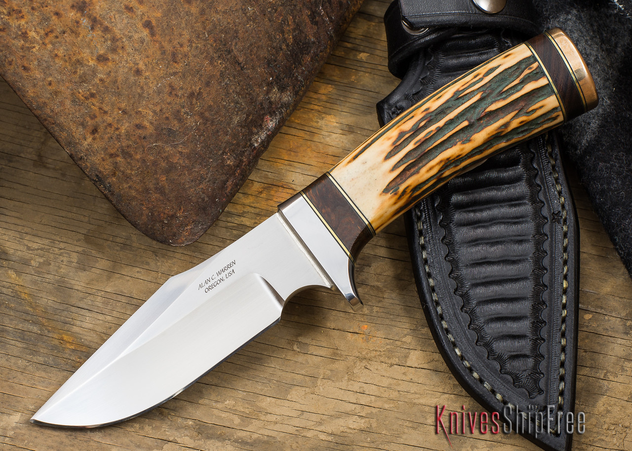 Alan Warren Knives: Custom Hunter - Stag Handle - 1959