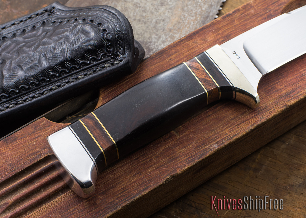 Alan Warren Knives: Camp Knife - African Blackwood Handle - Desert ...