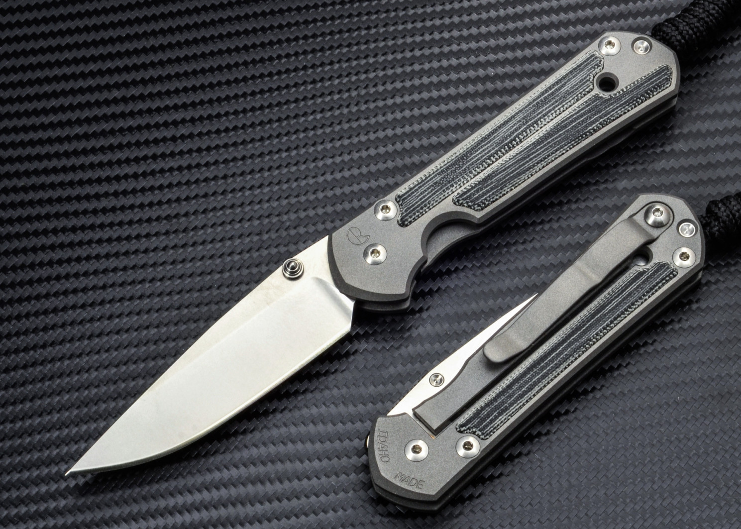 Small Sebenza 21 - Micarta Inlay