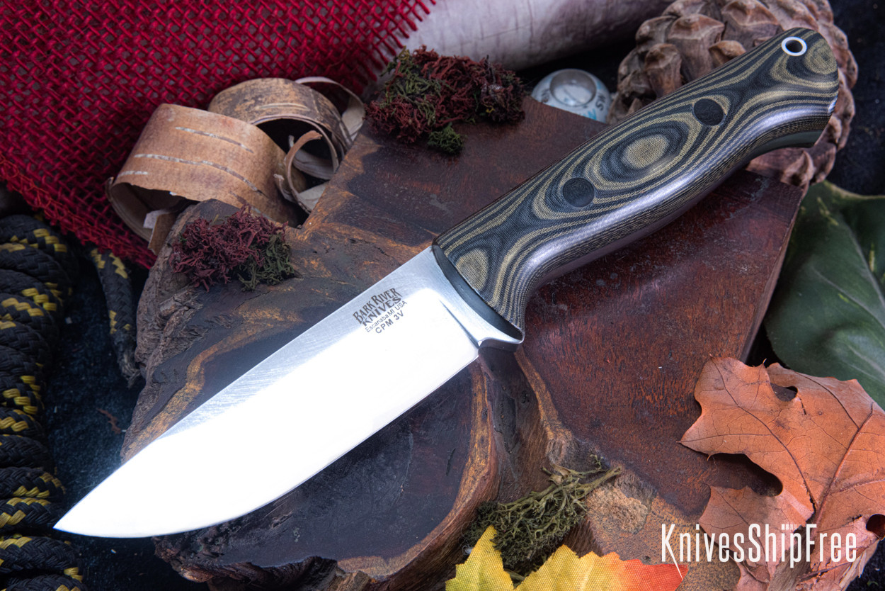 Bark River Knives - Bravo 1 Models - Bravo 1 - CPM 3V - Rampless ...