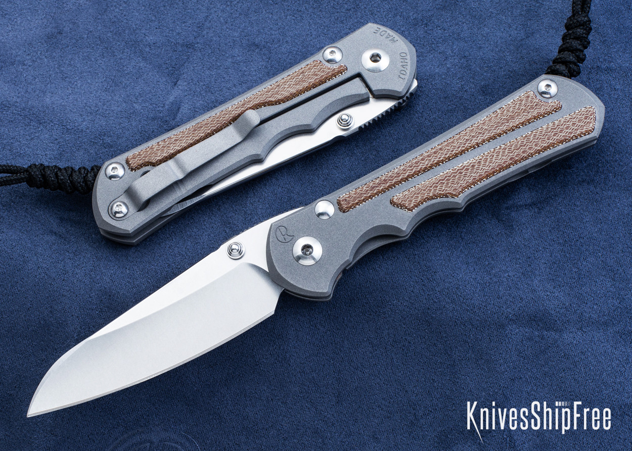 Chris Reeve Knives: Large Inkosi - Red Linen Micarta Inlay