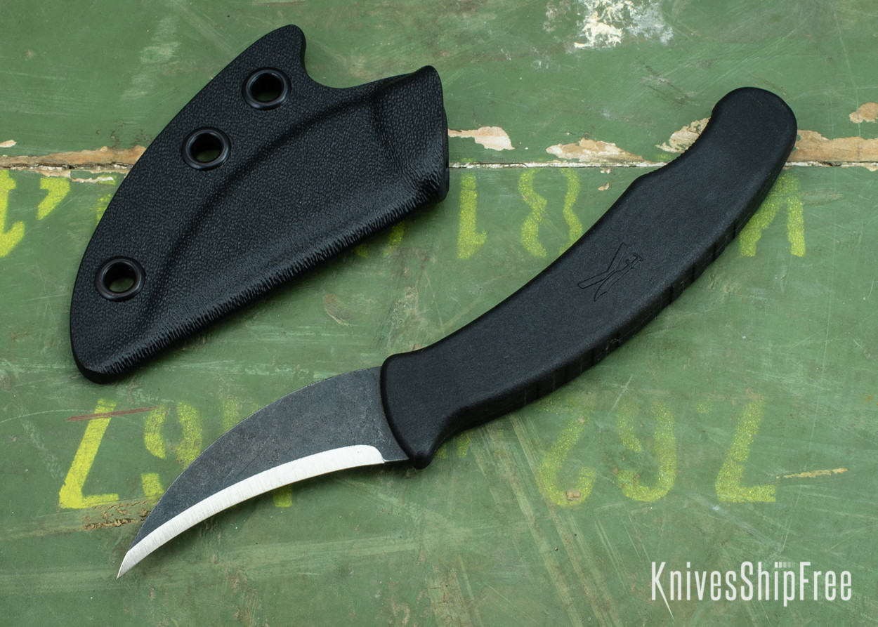 Ed's Manifesto & Kopis Designs: L-Via Field Knife - Acid Stonewash Finish
