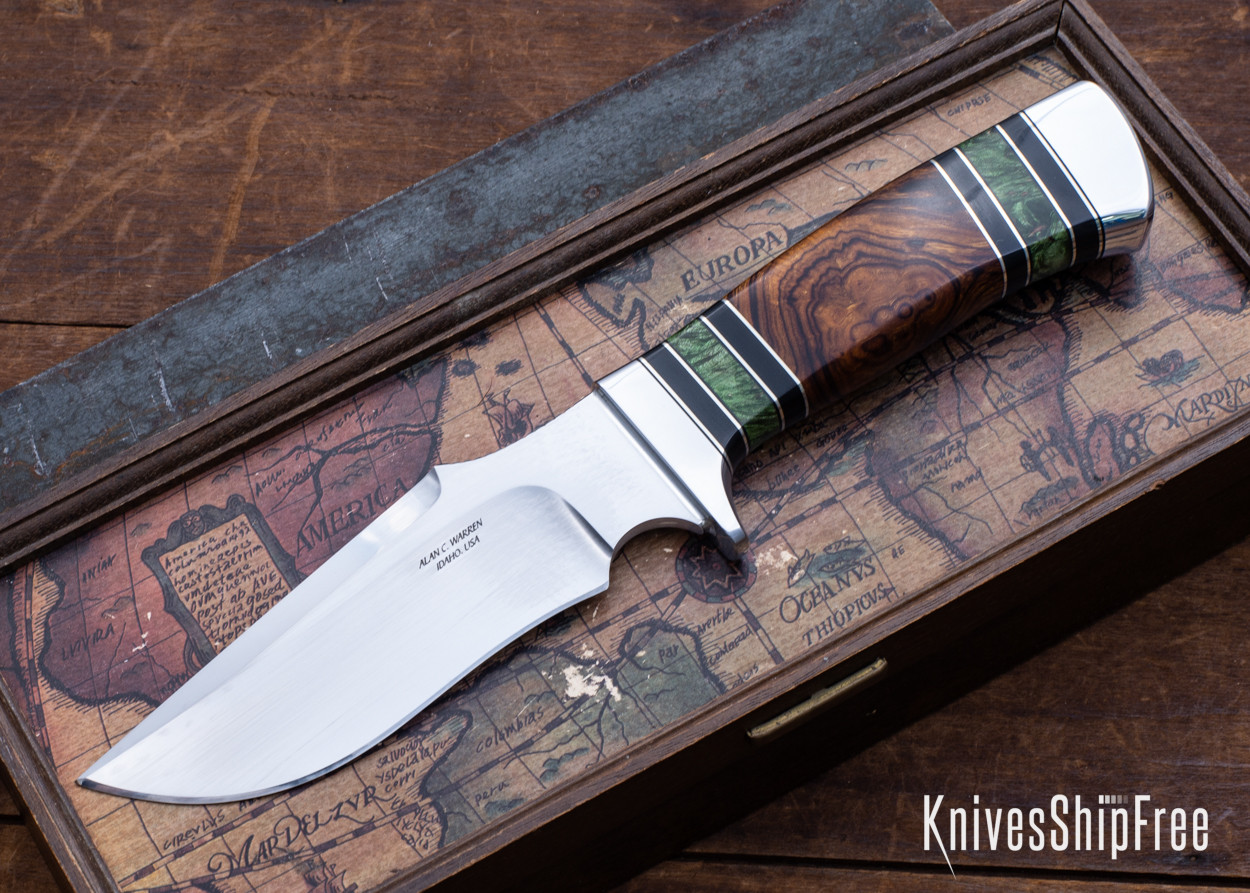 Alan Warren Knives: Custom Bowie - Walrus Ivory - #37