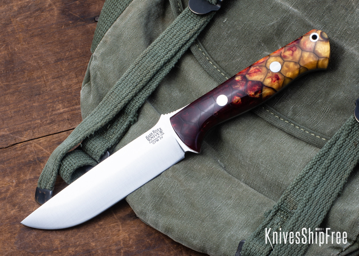 Bark River Knives: Bravo 1.25 LT - CPM 3V - Sunfire Dragon Scale 2