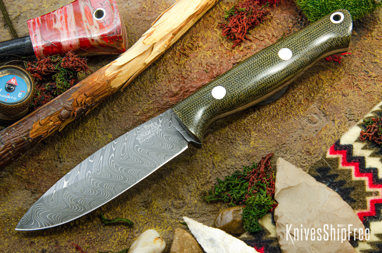 Bark River Knives - UP Series - UP EDC Damascus - Page 1 - KnivesShipFree