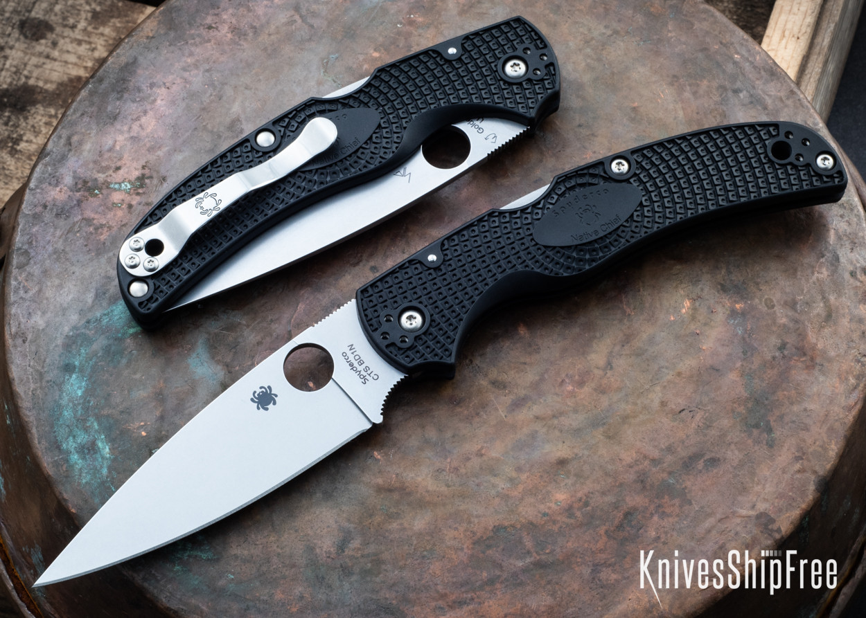 Spyderco: Native Chief Lightweight - Black FRN - CTS-BD1N - C244PBK