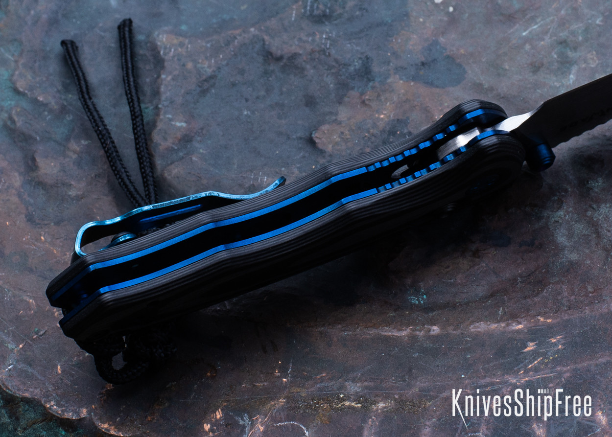 Benchmade Knives: 290BK Full Immunity - Crater Blue Aluminum - AXIS ...