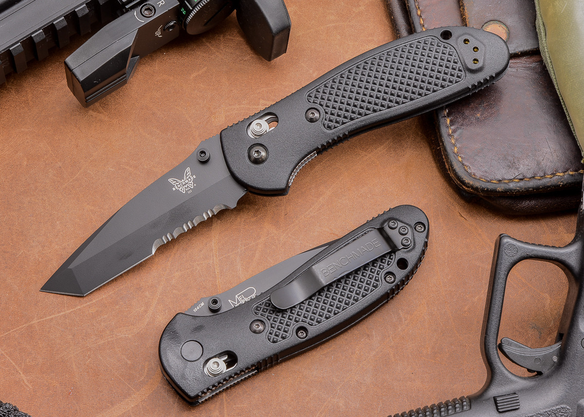 Buy Benchmade Knives: 553SBK Griptilian Tanto - Serrated - Black Blade ...