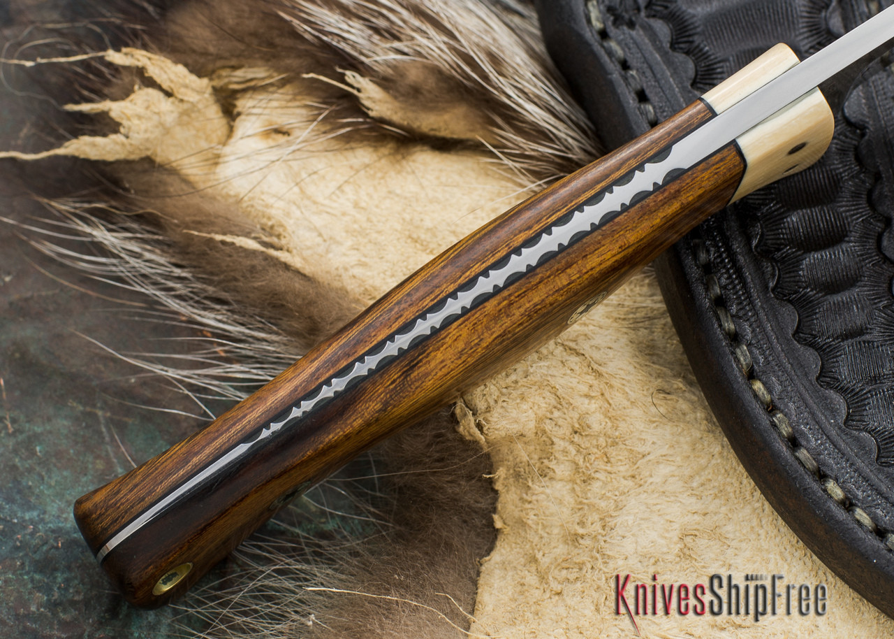 Alan Warren Knives: Custom Neck Knife - Arizona Desert Ironwood ...