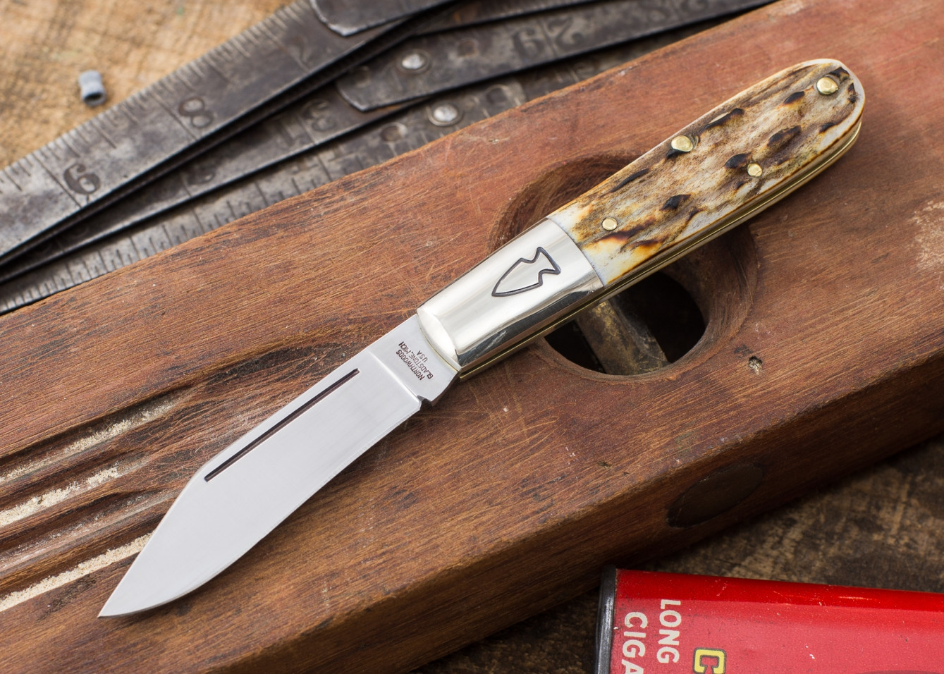Northwoods Knives: Everyday Barlow - Stag - Clip Point