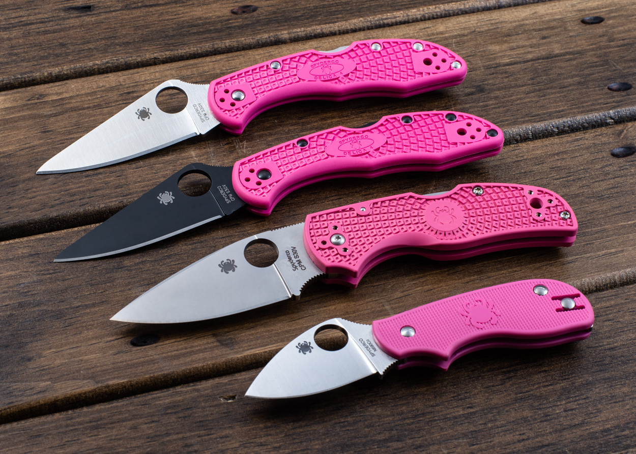 Spyderco - Pink Heals - KnivesShipFree