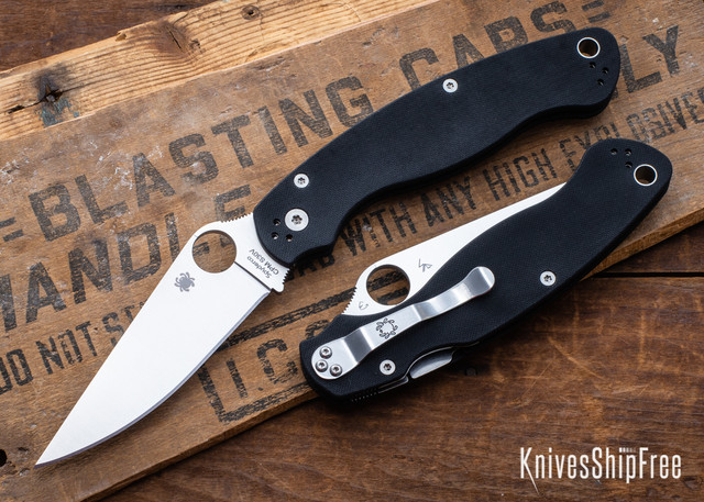Spyderco: Yojimbo 2 Black Blade - Black G-10 - CPM S30V - C85GPBBK2