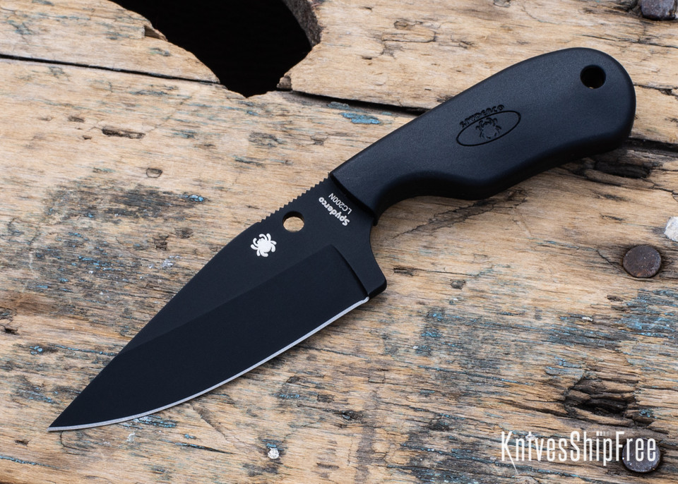 Spyderco: Subway Bowie - Plain Edge - LC200N - Black Blade - FB48PBBK