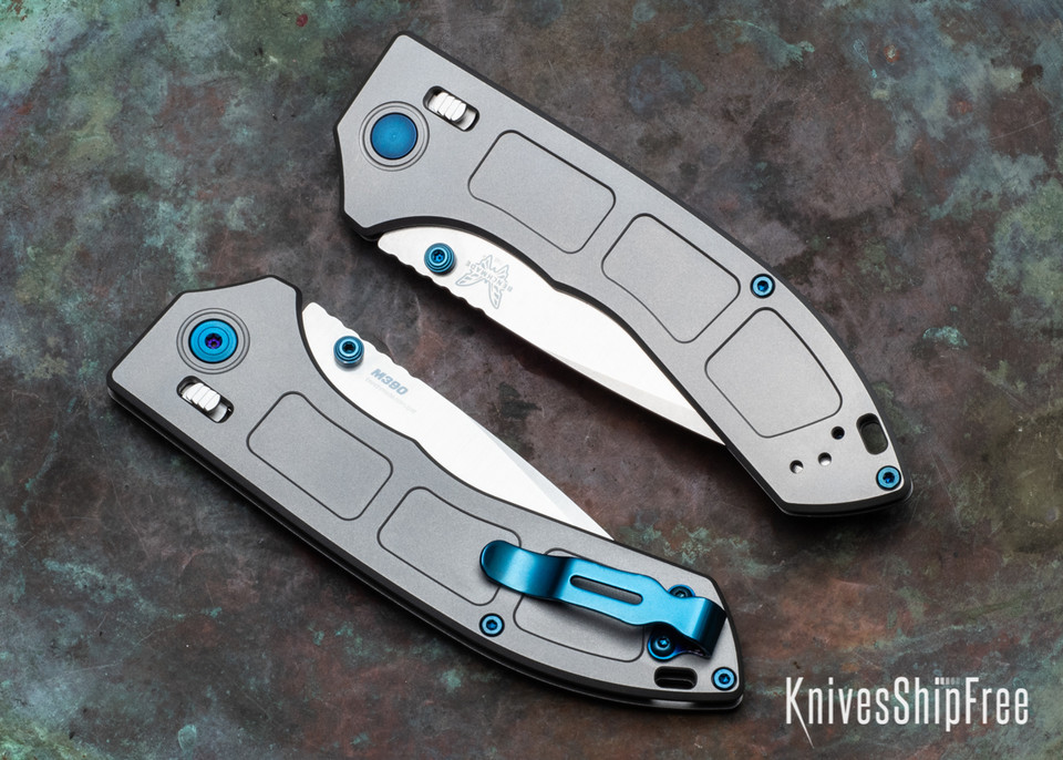 Benchmade Knives: 748 Narrows - Titanium Folder - M390 - AXIS Lock