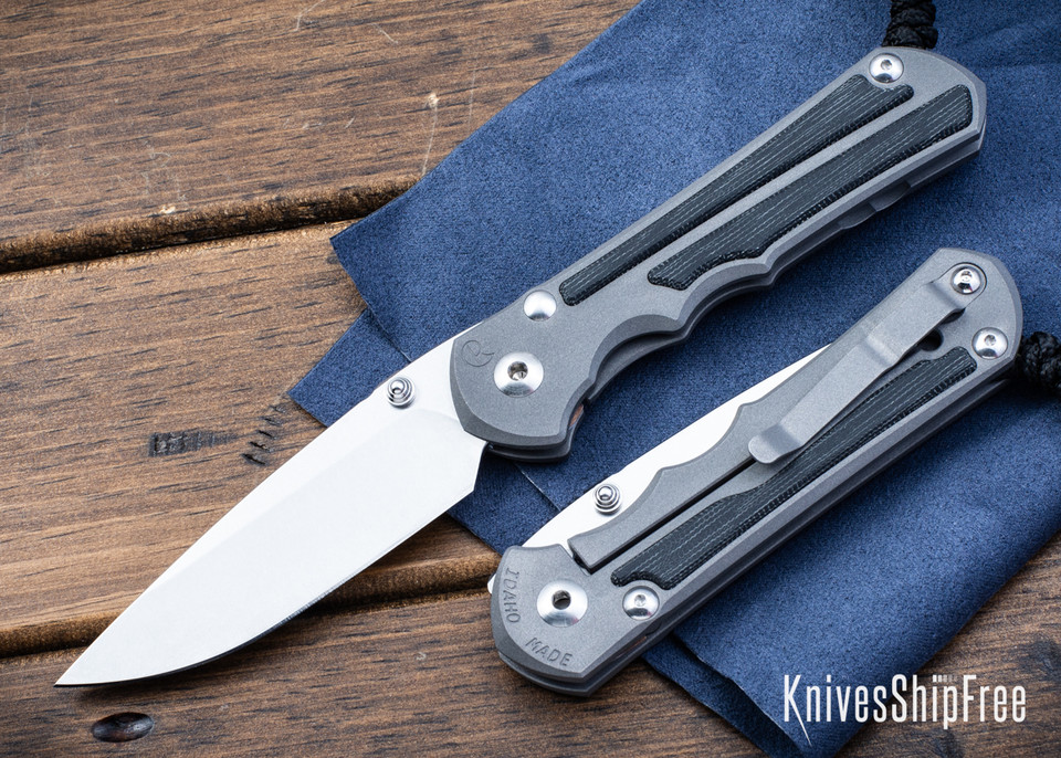 Chris Reeve Knives: Large Inkosi - Red Linen Micarta Inlay