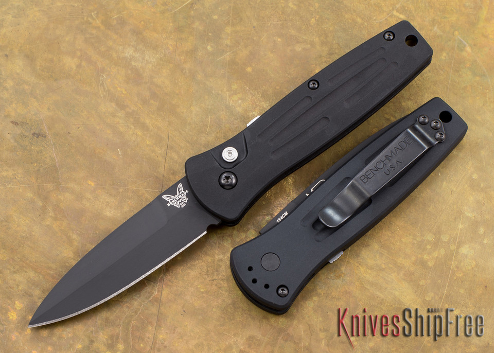 Benchmade Knives: 3551BK - Mini Stimulus Auto - Black Blade